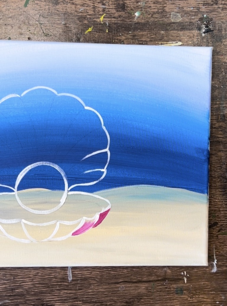 Seashell Pearl - Acrylic Painting Tutorial - Tracie Kiernan - Step By ...