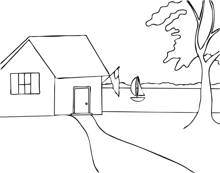 Summer Home Traceable - Tracie Kiernan - Step By Step Painting