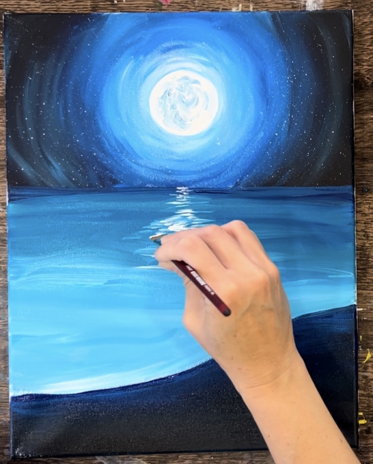 How To Paint "Tropical Nights" - Acrylic Painting Tutorial - Tracie ...