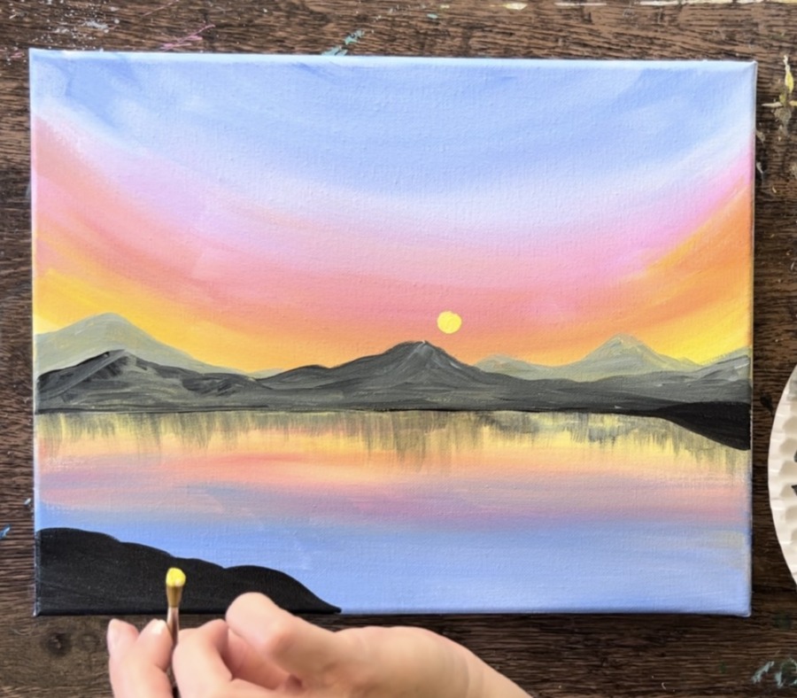 How To Paint "Sunset Vista" - Acrylic Painting Tutorial - Tracie ...