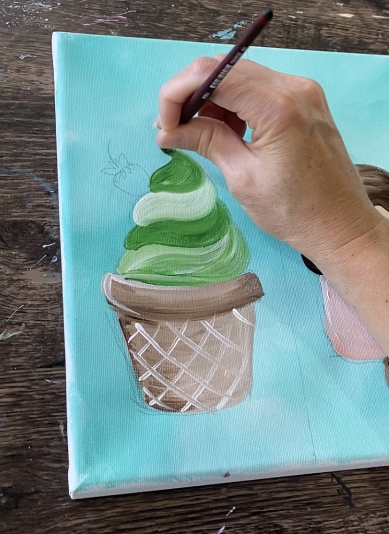 How To Paint "Summer Treats" - Tracie Kiernan - Step By Step Painting