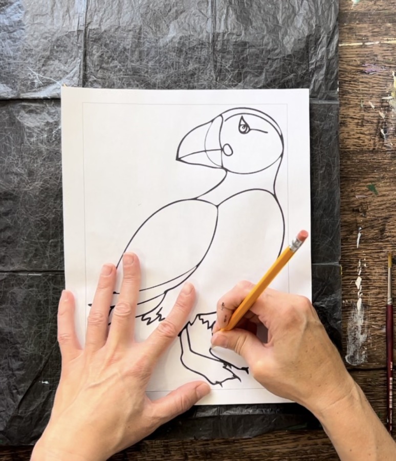 How To Paint "Puffin Island" - Step By Step - Tracie Kiernan - Step By ...