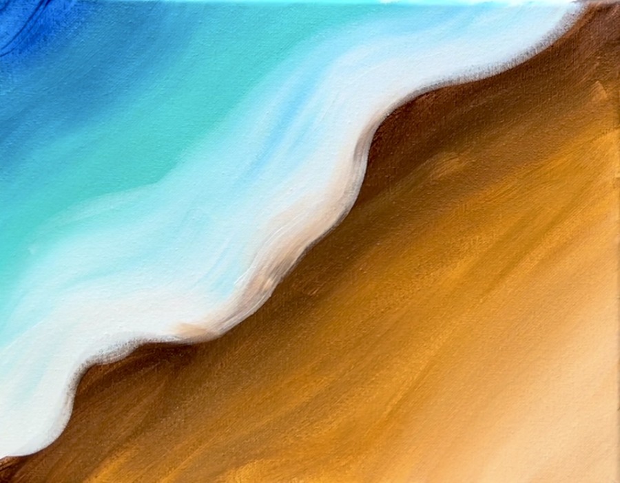 Shoreline Seashells - Acrylic Painting Tutorial - Tracie Kiernan - Step ...