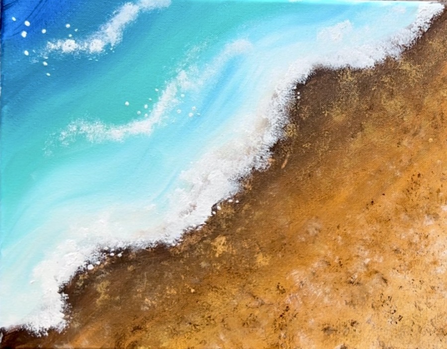 Shoreline Seashells - Acrylic Painting Tutorial - Tracie Kiernan - Step ...