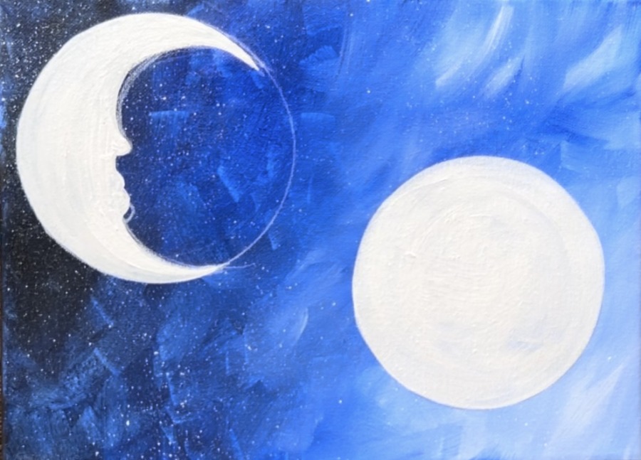 Celestial Sun & Moon Painting - Acrylic Tutorial - Tracie Kiernan ...