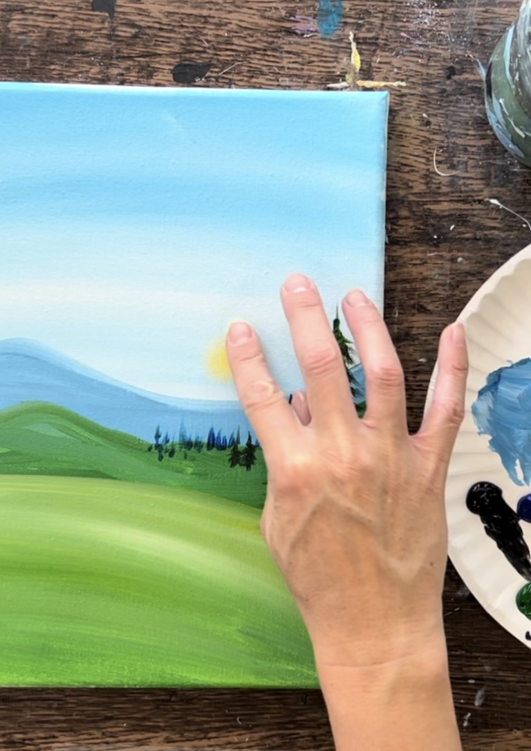 Cozy Camp Morning - Acrylic Painting Tutorial - Tracie Kiernan - Step ...