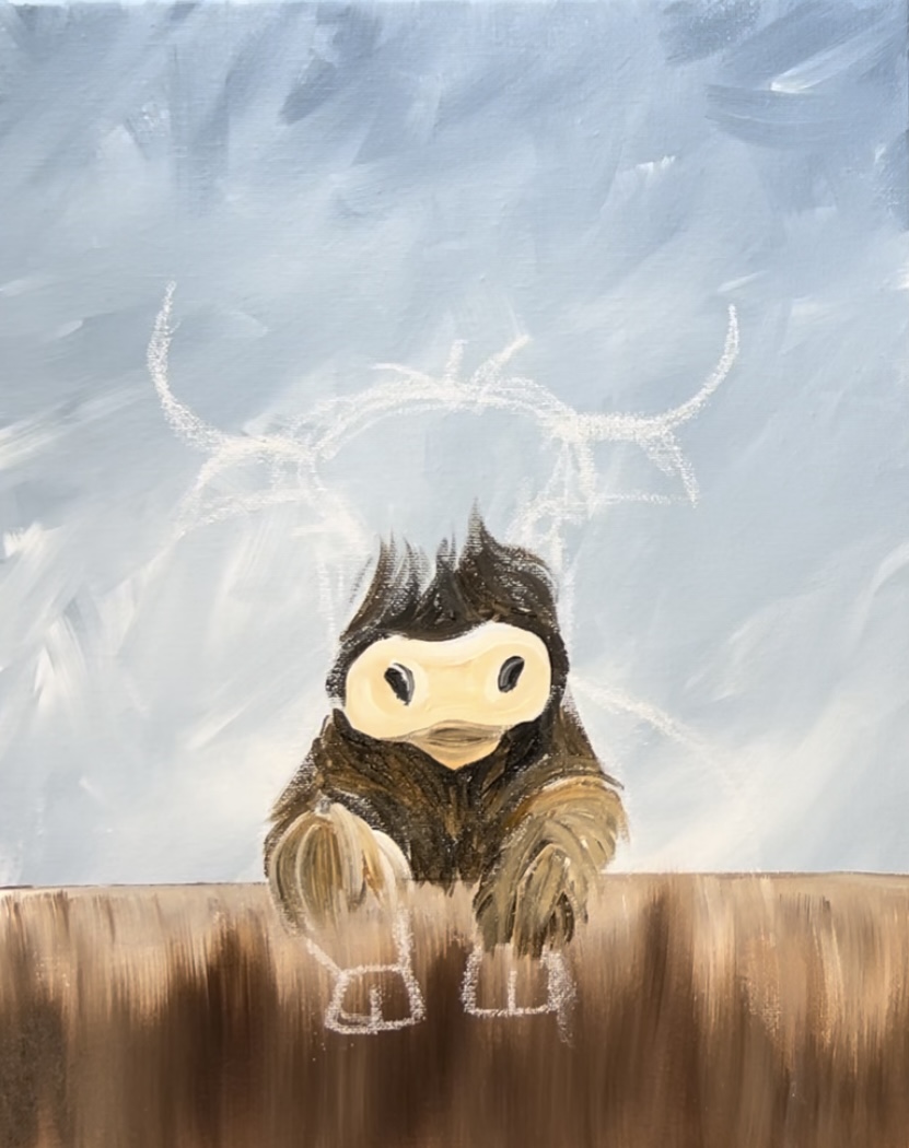 Fall Highland Cow - Acrylic Painting Tutorial - Tracie Kiernan - Step ...