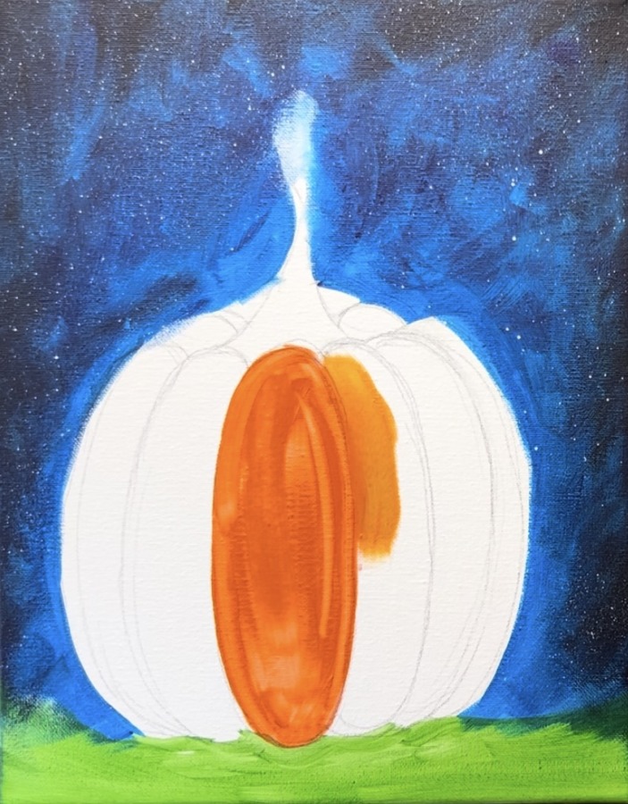 "The Great Pumpkin" - Acrylic Painting Tutorial - Tracie Kiernan - Step ...