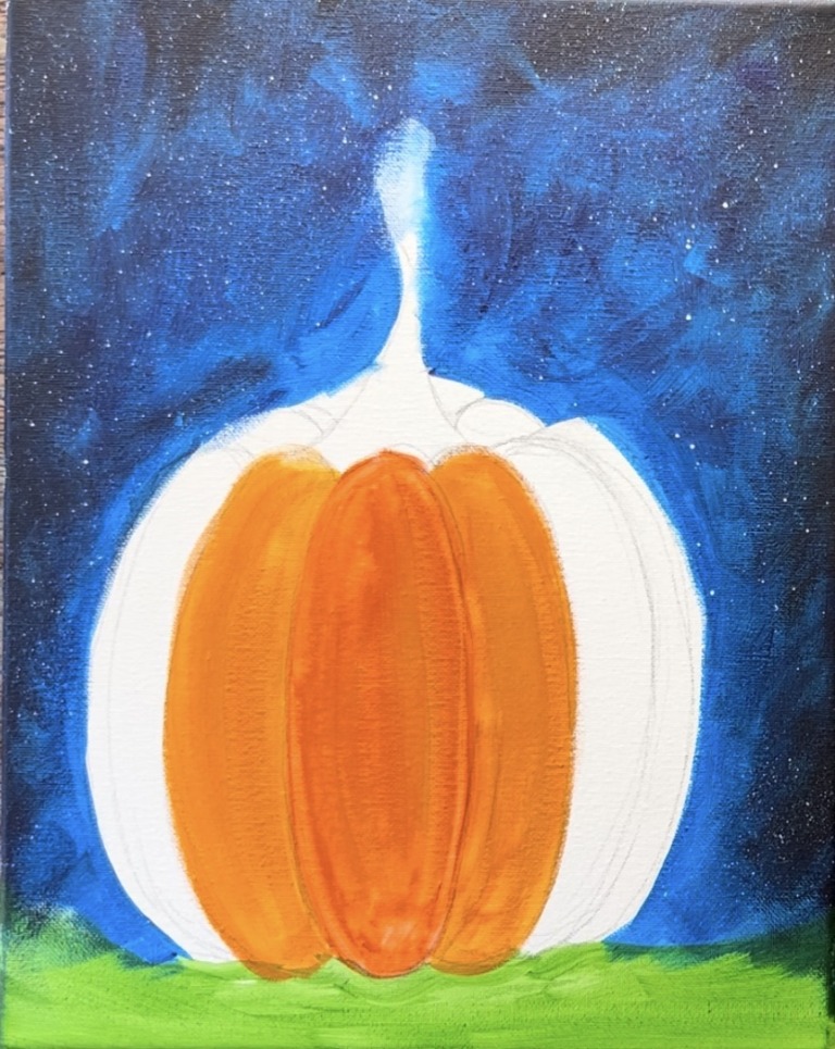 "The Great Pumpkin" - Acrylic Painting Tutorial - Tracie Kiernan - Step ...