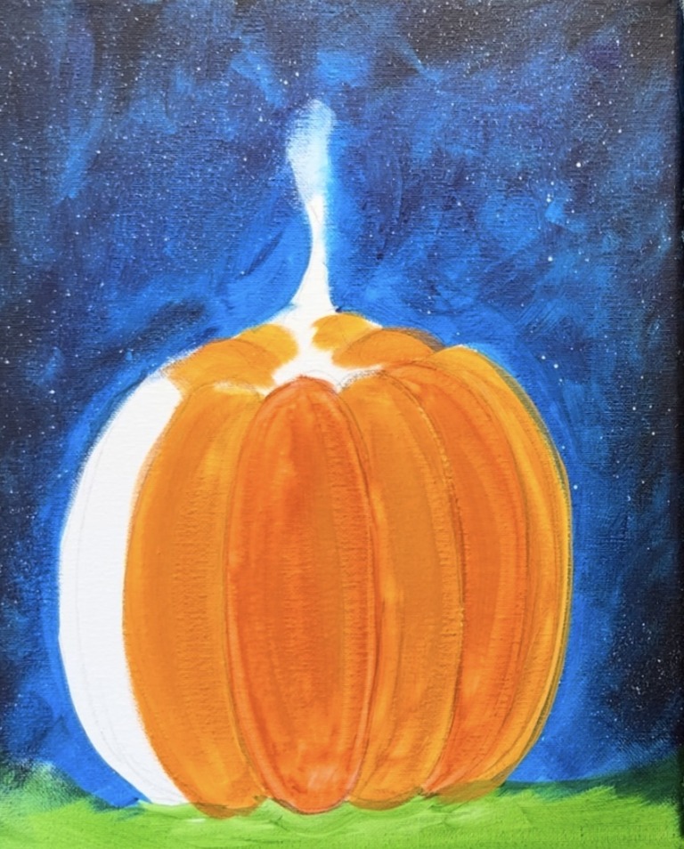 "The Great Pumpkin" - Acrylic Painting Tutorial - Tracie Kiernan - Step ...