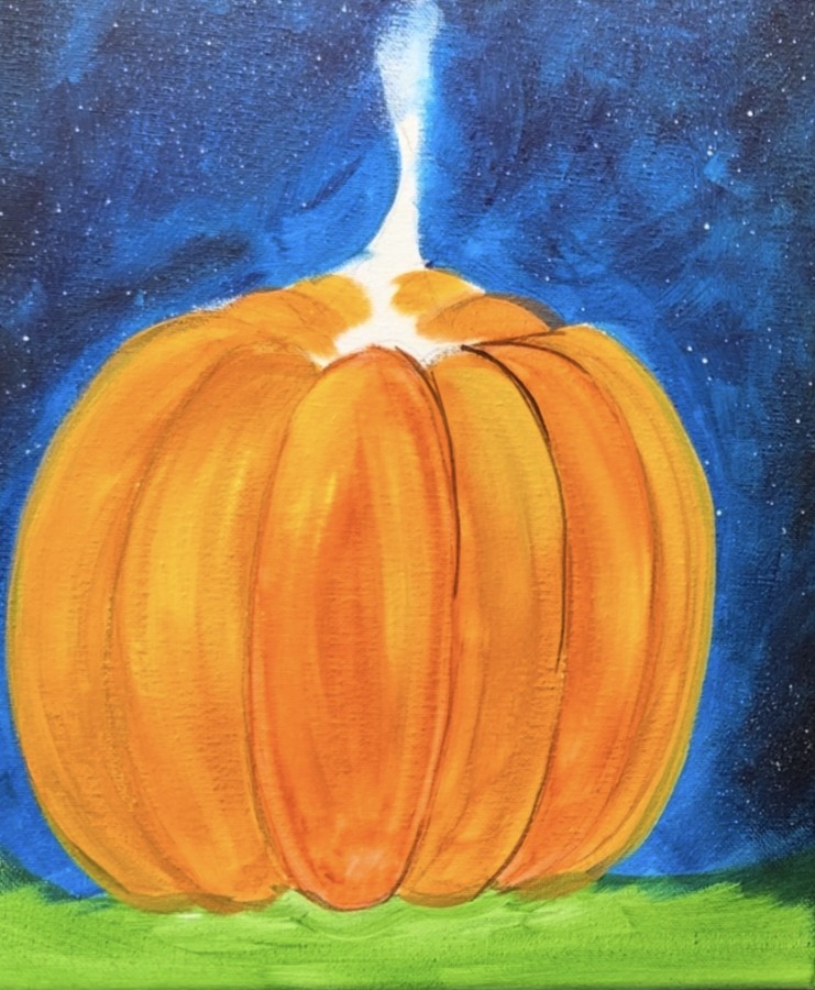 "The Great Pumpkin" - Acrylic Painting Tutorial - Tracie Kiernan - Step ...