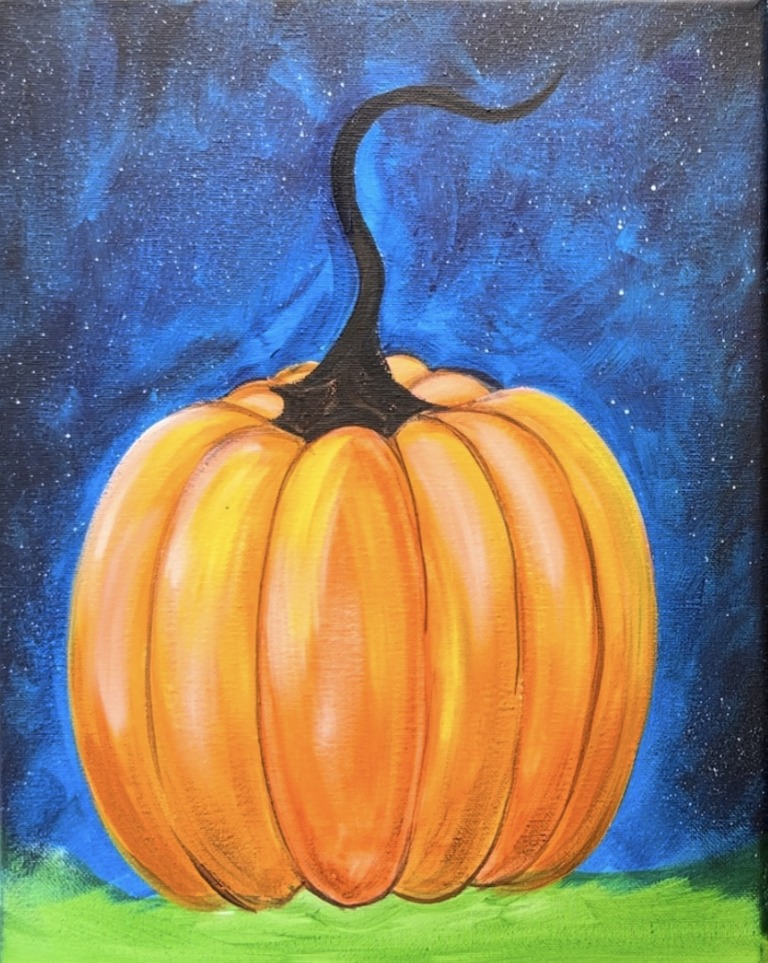 "The Great Pumpkin" - Acrylic Painting Tutorial - Tracie Kiernan - Step ...