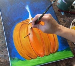 "The Great Pumpkin" - Acrylic Painting Tutorial - Tracie Kiernan - Step ...