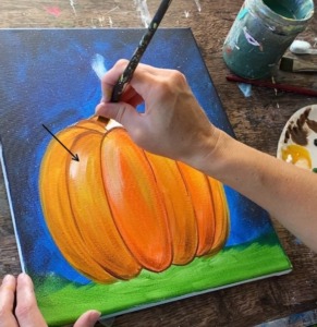"The Great Pumpkin" - Acrylic Painting Tutorial - Tracie Kiernan - Step ...