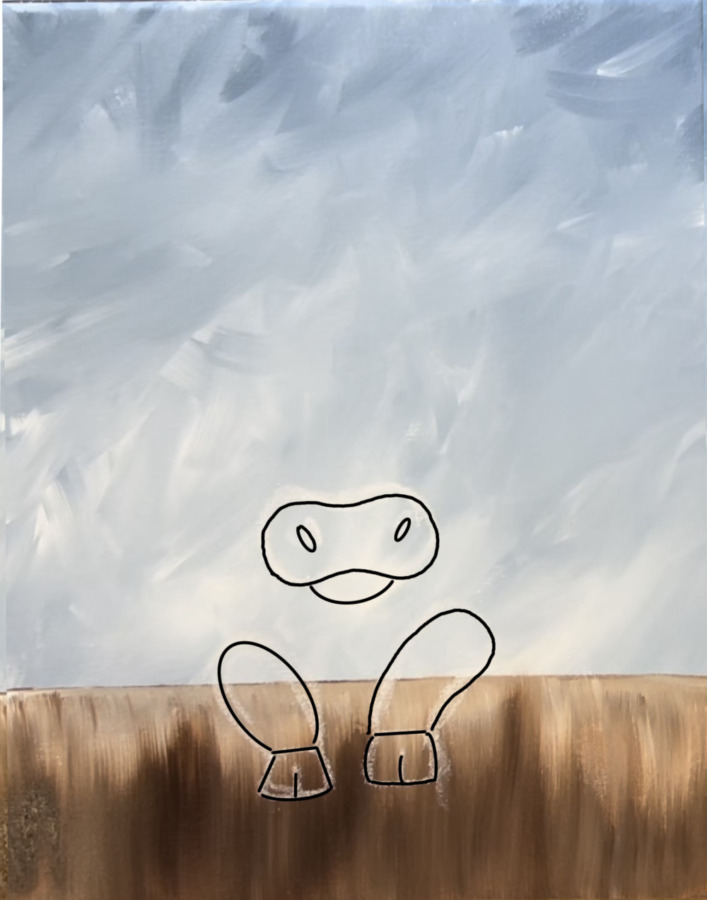 Fall Highland Cow - Acrylic Painting Tutorial - Tracie Kiernan - Step ...