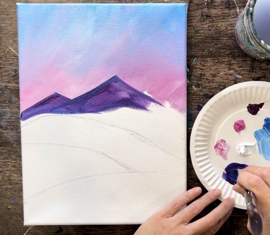 How To Paint "Majestic Fall Landscape" - Acrylic Painting Tutorial ...