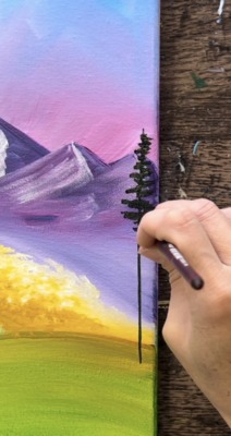 How To Paint "Majestic Fall Landscape" - Acrylic Painting Tutorial ...