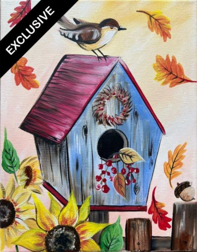 Fall Canvas Paintings - Easy Canvas Painting For Beginners Step By Step