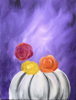 How To Paint A "Haunted Bouquet" - Acrylic Painting Tutorial - Tracie ...