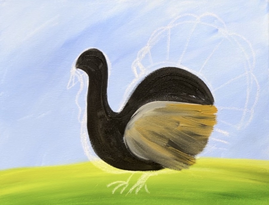 "Turkey" - Acrylic Painting Tutorial - Tracie Kiernan - Step By Step ...