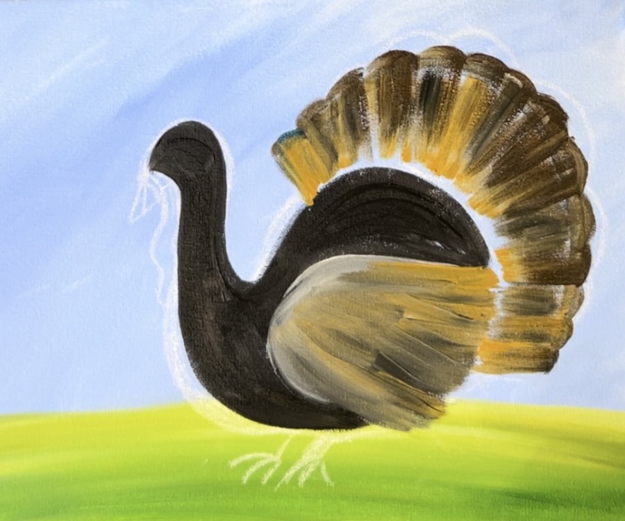 "Turkey" - Acrylic Painting Tutorial - Tracie Kiernan - Step By Step ...