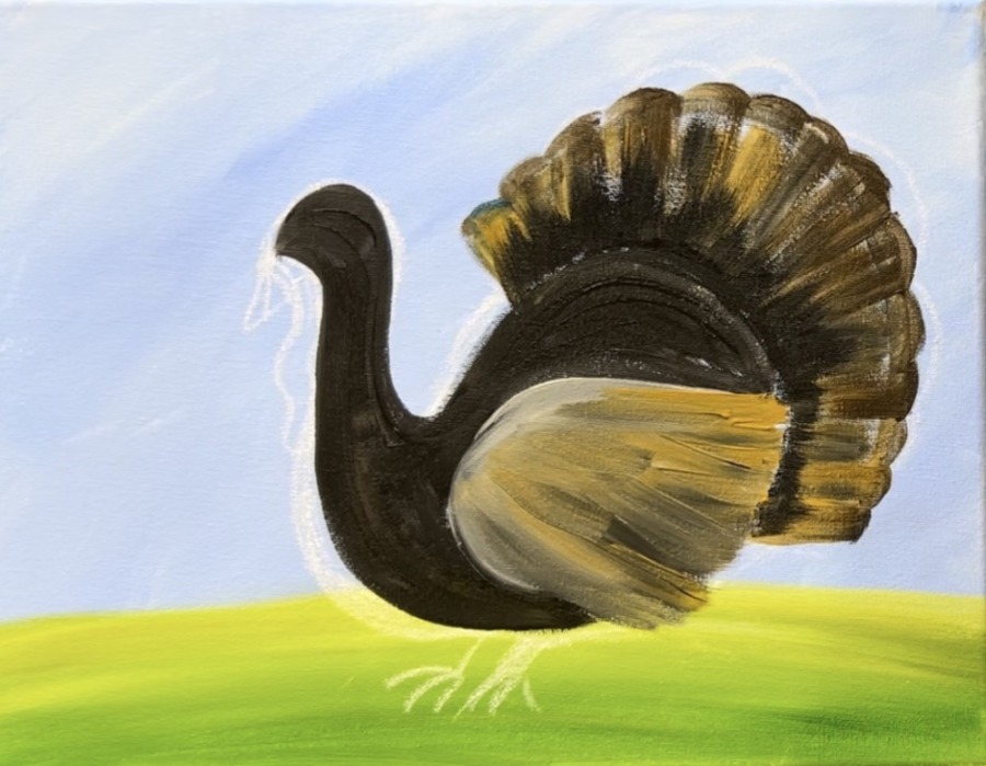 "Turkey" - Acrylic Painting Tutorial - Tracie Kiernan - Step By Step ...