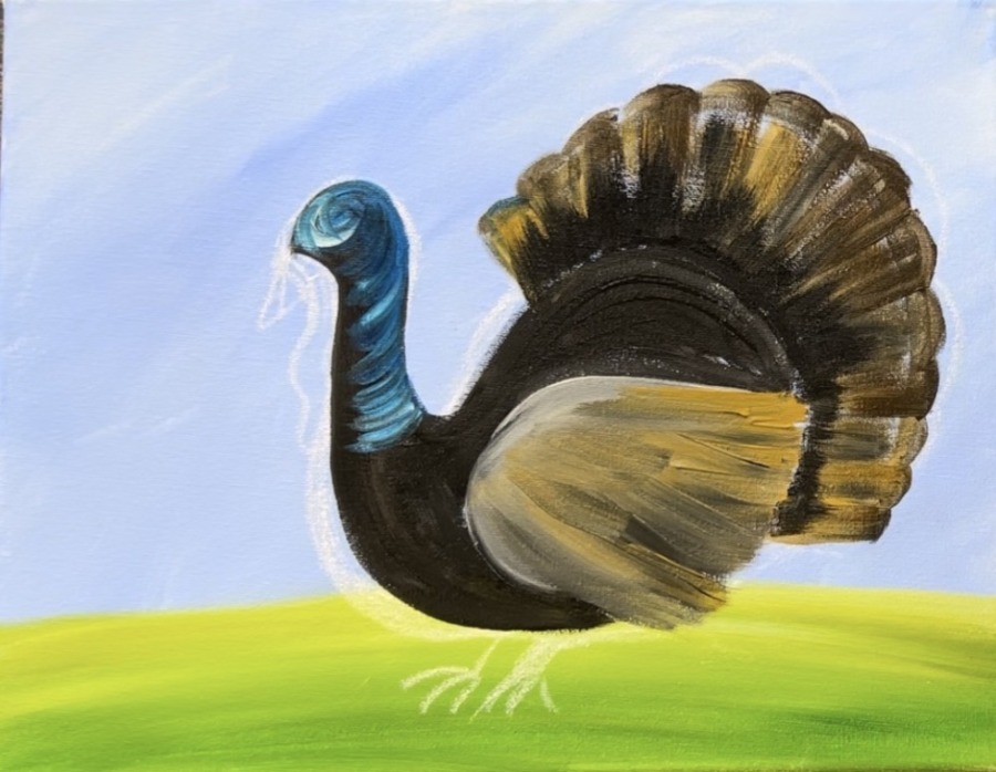 "Turkey" - Acrylic Painting Tutorial - Tracie Kiernan - Step By Step ...