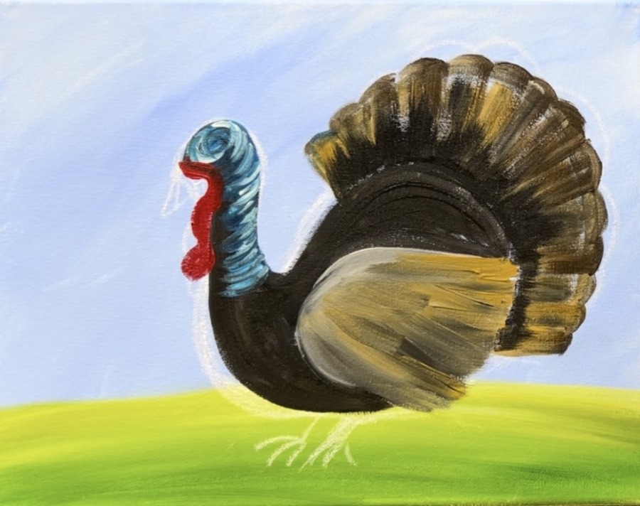 "Turkey" - Acrylic Painting Tutorial - Tracie Kiernan - Step By Step ...