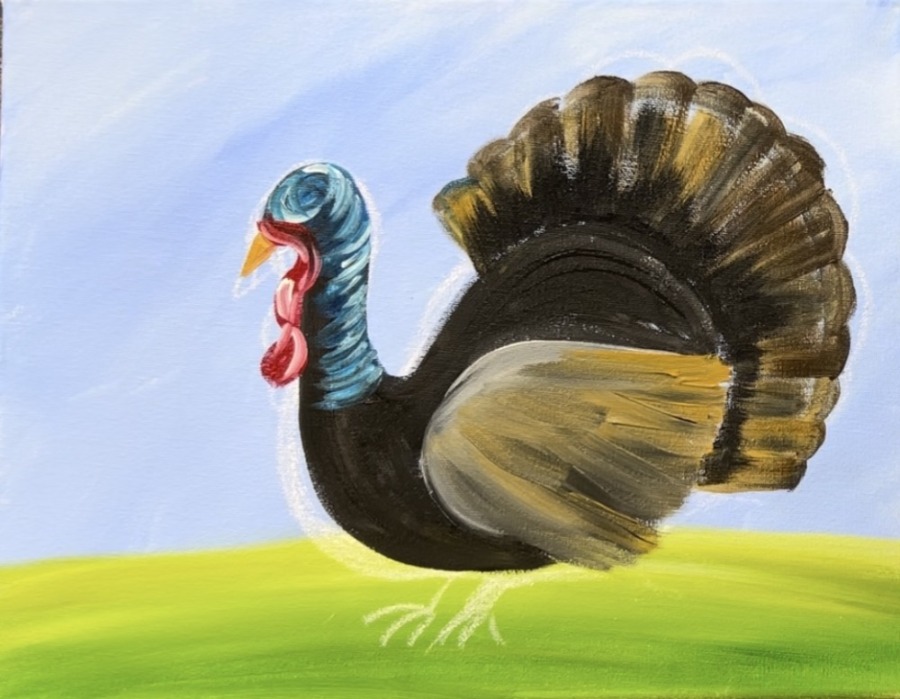 "Turkey" - Acrylic Painting Tutorial - Tracie Kiernan - Step By Step ...