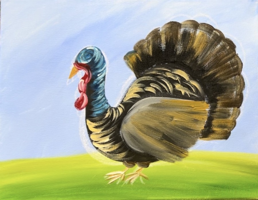 "Turkey" - Acrylic Painting Tutorial - Tracie Kiernan - Step By Step ...