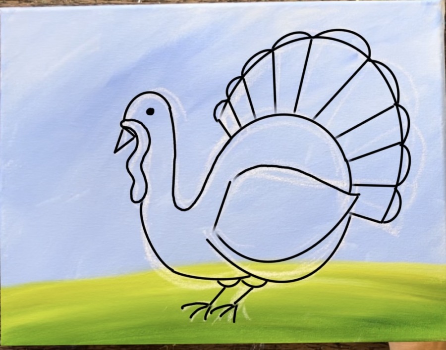 "Turkey" - Acrylic Painting Tutorial - Tracie Kiernan - Step By Step ...