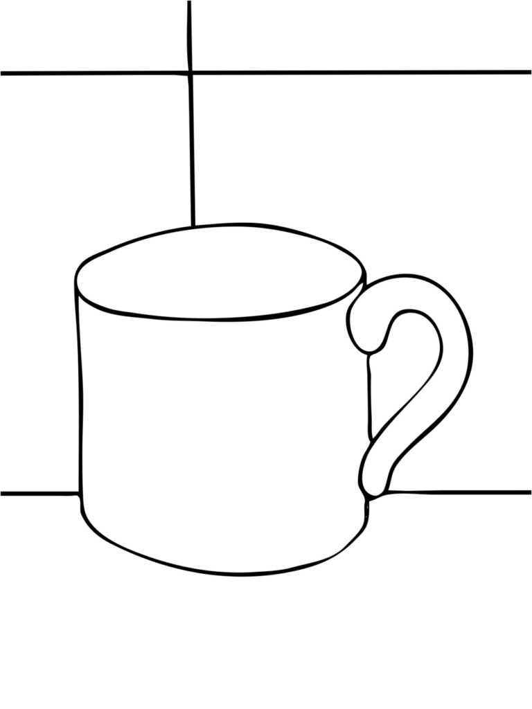 Hot Cocoa Mug Traceable - Tracie Kiernan - Step By Step Painting