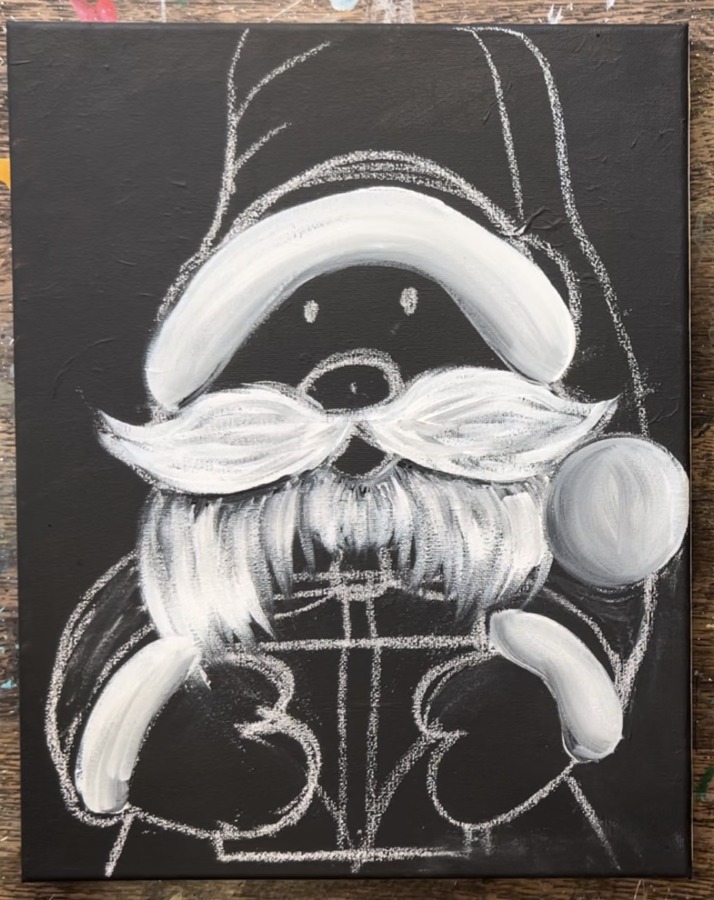 How To Paint "Jolly Santa" - Acrylic Painting Tutorial - Tracie Kiernan ...