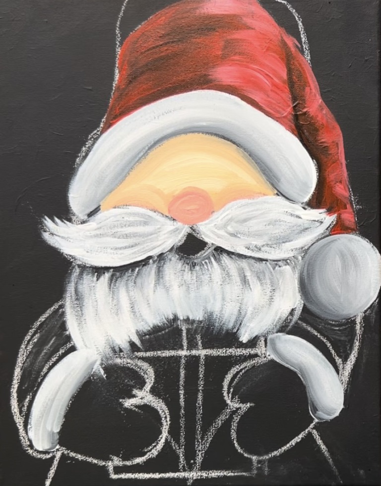 How To Paint "Jolly Santa" - Acrylic Painting Tutorial - Tracie Kiernan ...