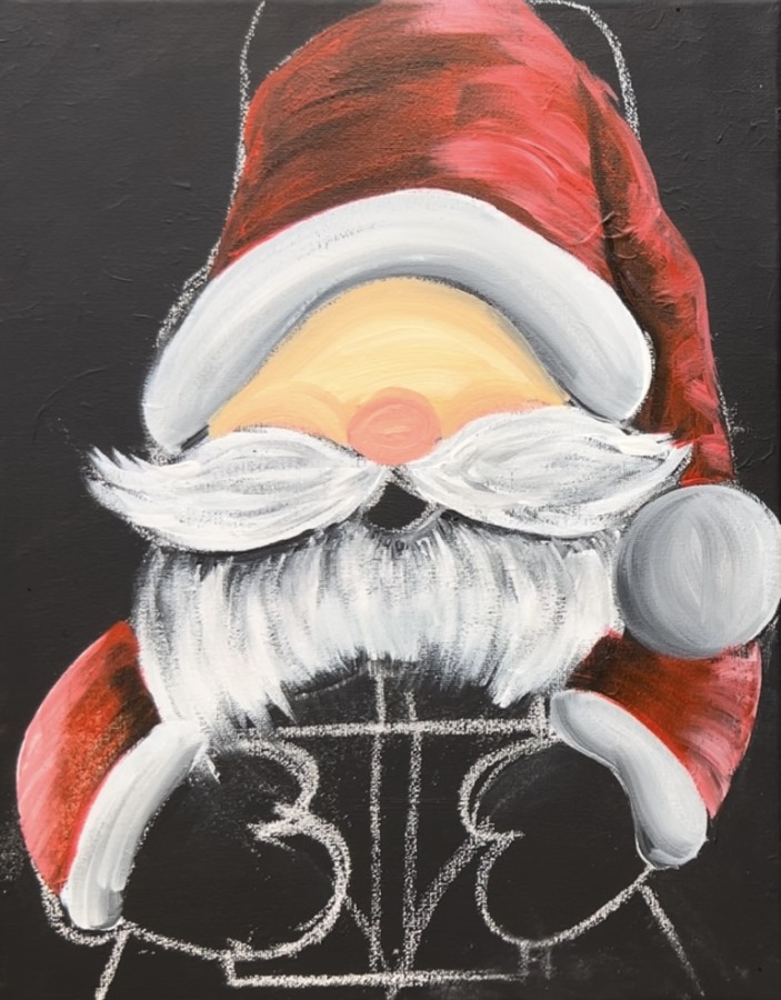 How To Paint "Jolly Santa" - Acrylic Painting Tutorial - Tracie Kiernan ...