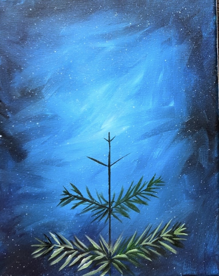 Christmas Tree Angel - Acrylic Painting Tutorial - Tracie Kiernan ...