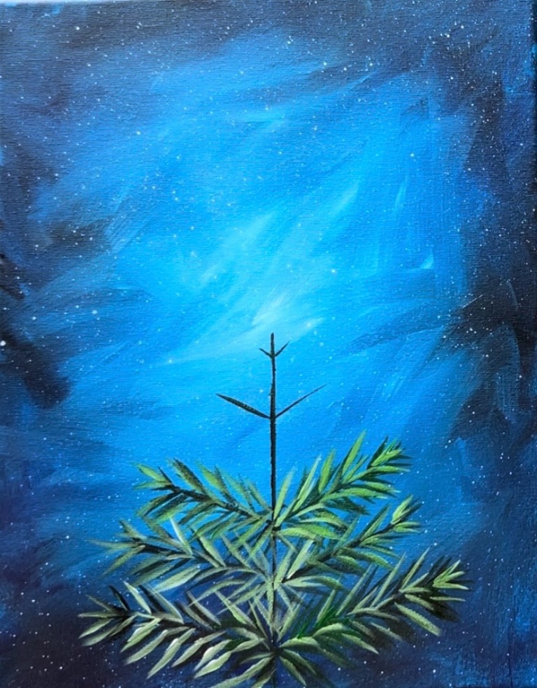 Christmas Tree Angel - Acrylic Painting Tutorial - Tracie Kiernan ...