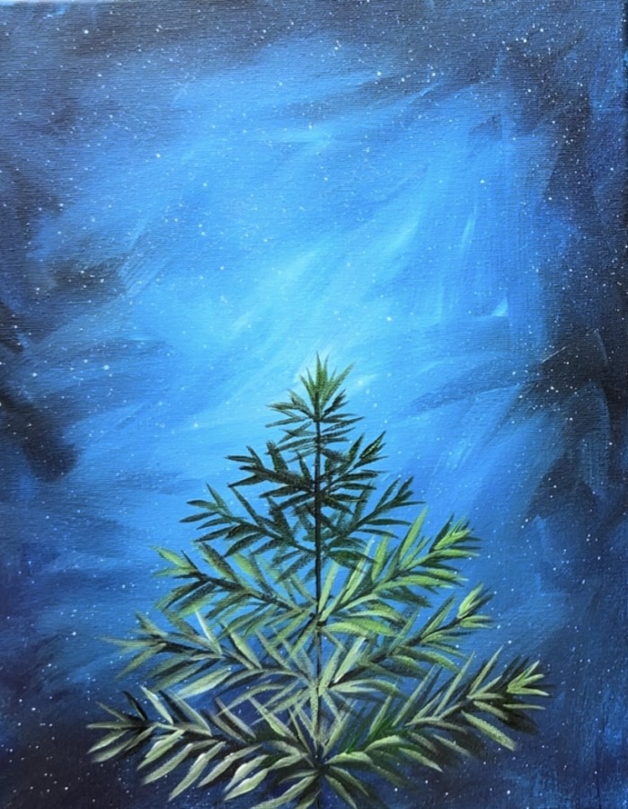 Christmas Tree Angel - Acrylic Painting Tutorial - Tracie Kiernan ...