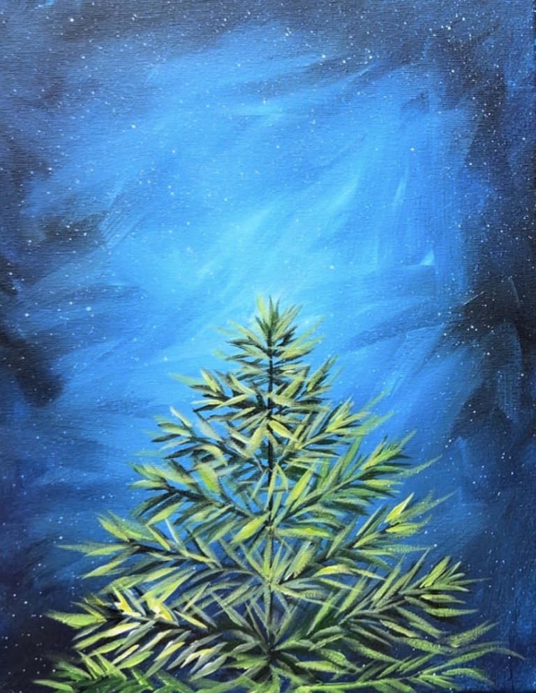 Christmas Tree Angel - Acrylic Painting Tutorial - Tracie Kiernan ...