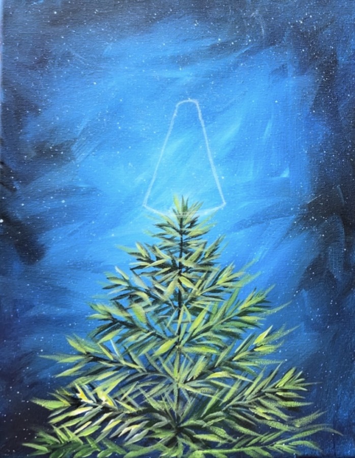 Christmas Tree Angel - Acrylic Painting Tutorial - Tracie Kiernan ...