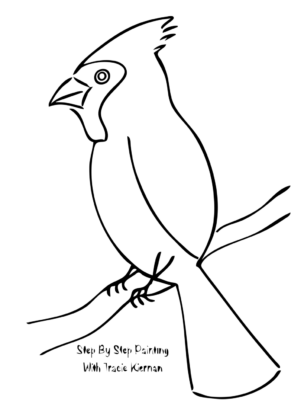 Cardinal Traceable - Tracie Kiernan - Step By Step Painting