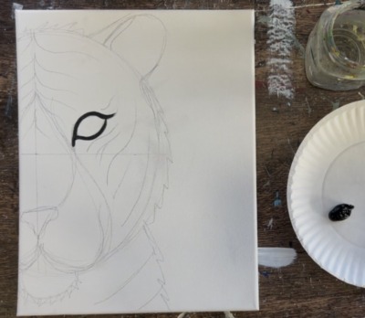 How To Paint A Tiger - "Tiger's Gaze" - Beginners Acrylic Painting ...