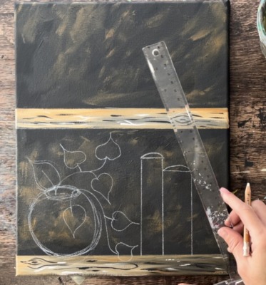 The Library - Acrylic Painting Tutorial - Tracie Kiernan - Step By Step ...