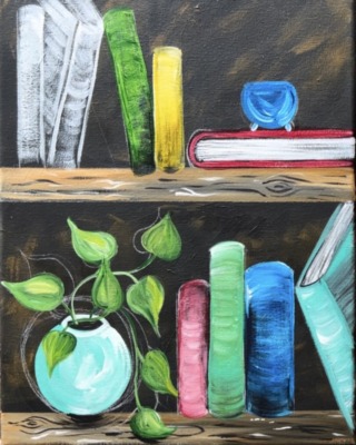 The Library - Acrylic Painting Tutorial - Tracie Kiernan - Step By Step ...