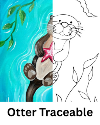 How To Paint "Otter Bliss" - Sea Otter Acrylic Painting Tutorial ...