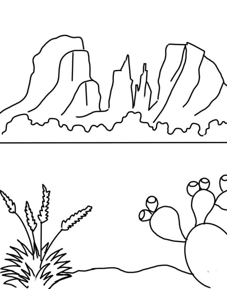 Cathedral Rock Sedona Traceable - Tracie Kiernan - Step By Step Painting