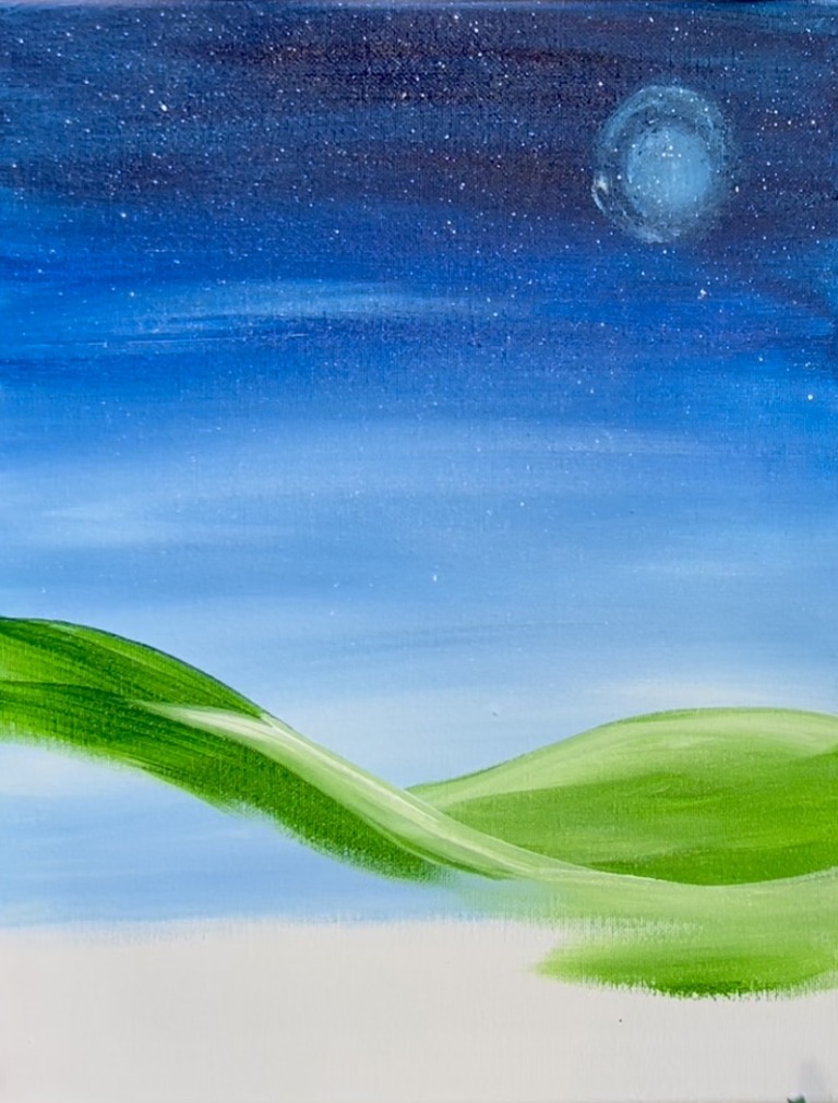 Firefly Meadow - Acrylic Painting Tutorial - Tracie Kiernan - Step By ...