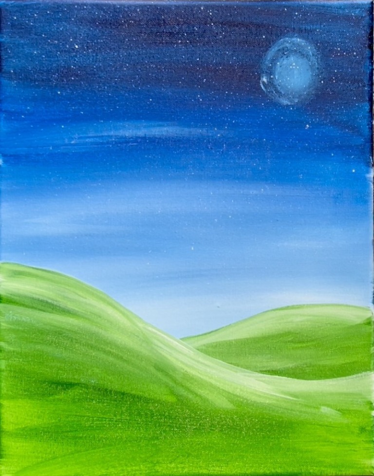 Firefly Meadow - Acrylic Painting Tutorial - Tracie Kiernan - Step By ...