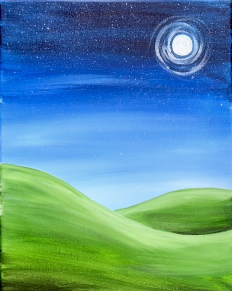 Firefly Meadow - Acrylic Painting Tutorial - Tracie Kiernan - Step By ...
