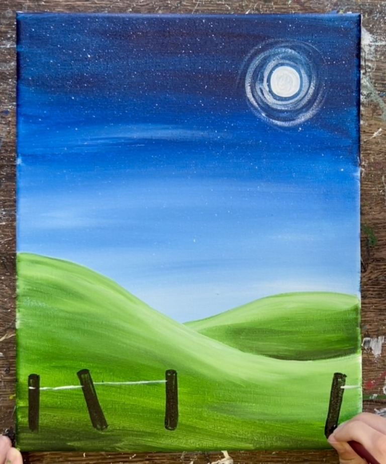 Firefly Meadow - Acrylic Painting Tutorial - Tracie Kiernan - Step By ...